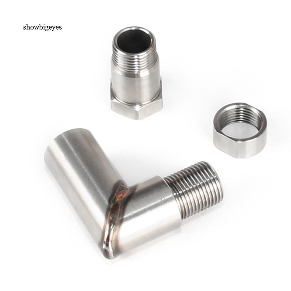 newSGEM18x1.5 O2 Oxygen Sensor Angled Extender Spacer 90 Degree Bung ...