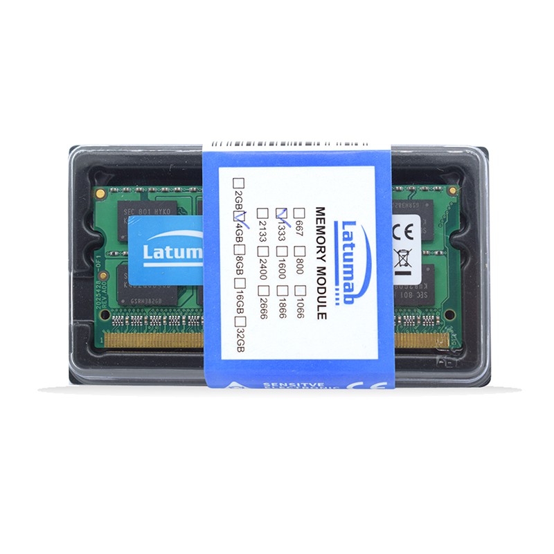 Latumab DDR3 RAM 4GB 8GB 1333MHz Laptop Memory PC3-10600 204Pins SODIMM ...