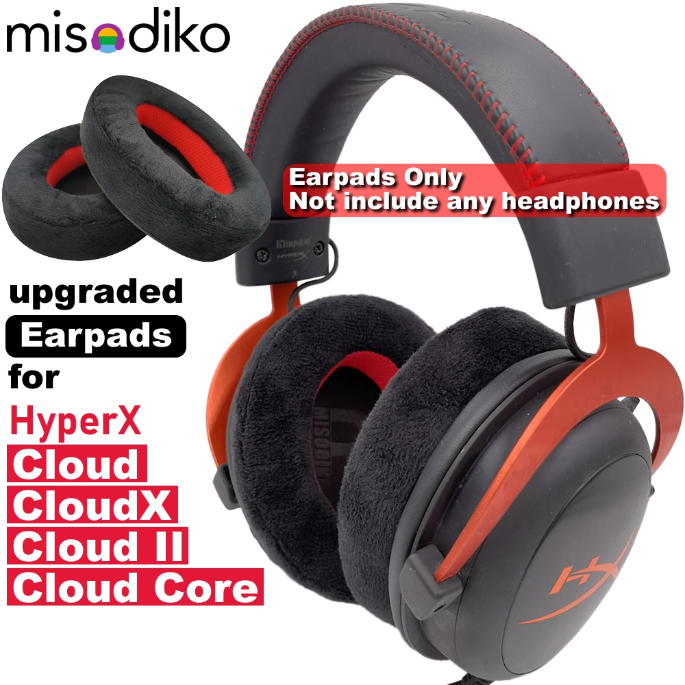 Misodiko แผ่นครอบหูฟัง แบบเปลี่ยน สําหรับ HyperX Cloud II 2 Cloud CloudX Cloud Core | Shopee ...