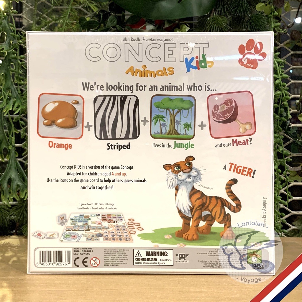 Concept Concept Kids Animals Board Game - lanlalenvoyage - ThaiPick