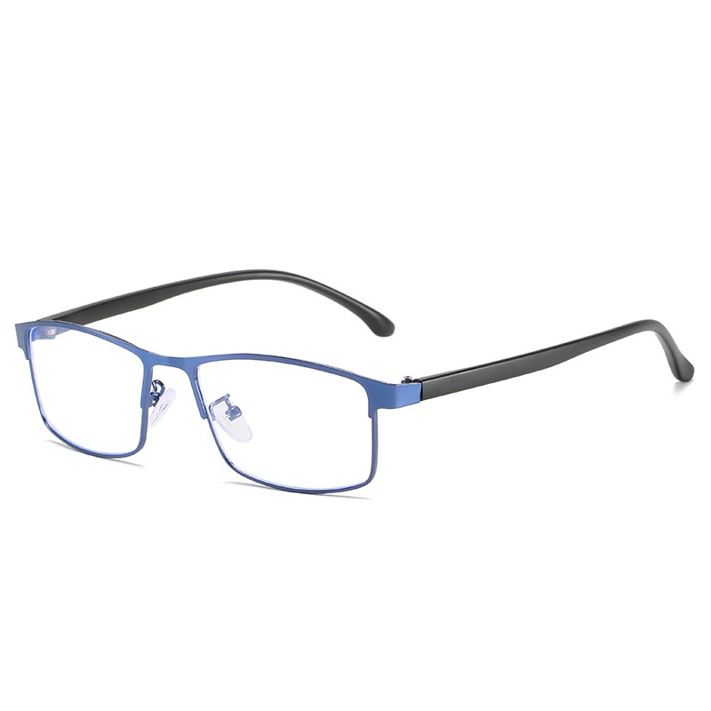 Men Anti Blue Business Light Blocking Glasses Men Metal Lenses Comuter Eye Glasses rotection ...