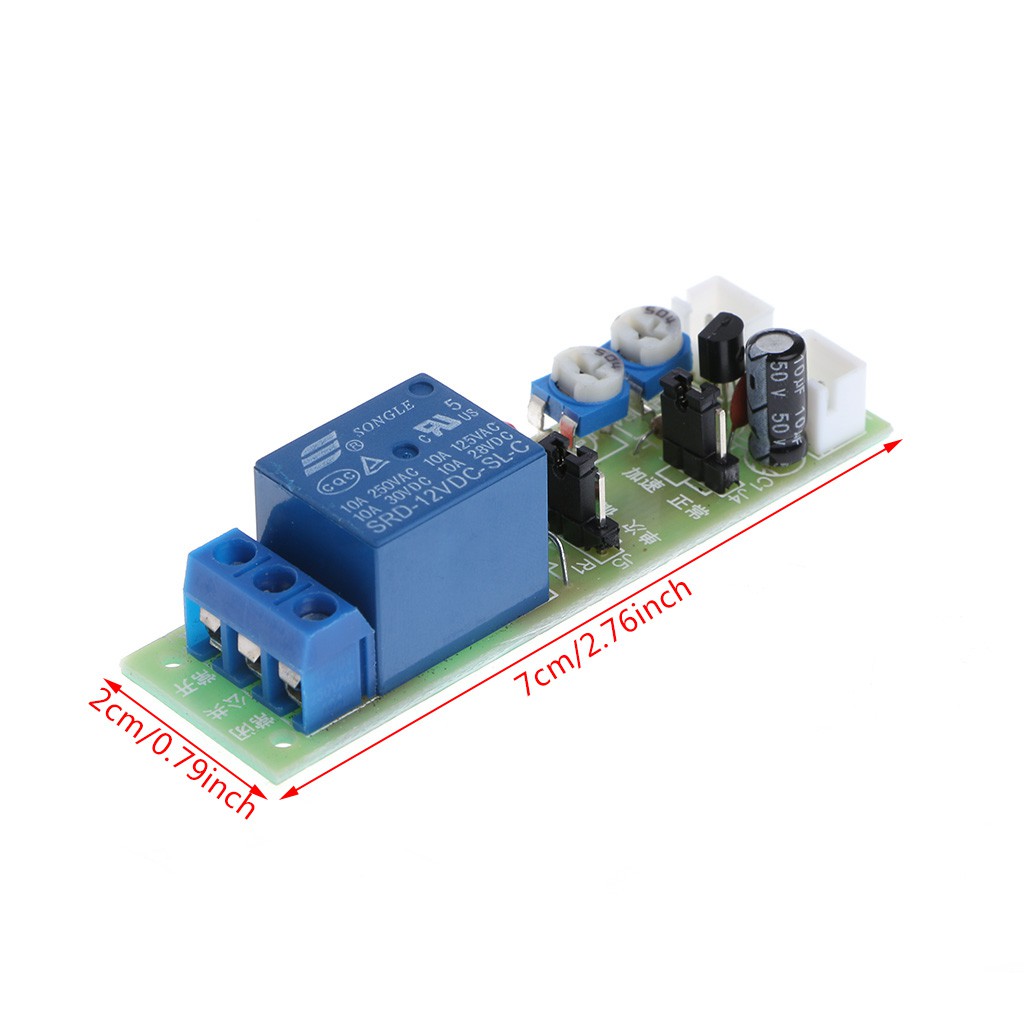 12V DC Infinite Cycle Delay Timing Timer Relay ON OFF Switch Loop Module Trigger - zzzone.th ...