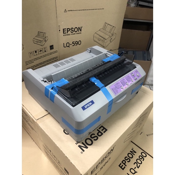 เครื่องพิมพ์ใหม่ Printer EPSON LQ-590 รับประกัน หัวพิมพ์ตัวเครื่อง 2 ปี แถมตลับหมึก EPSON แท้ 1 ...