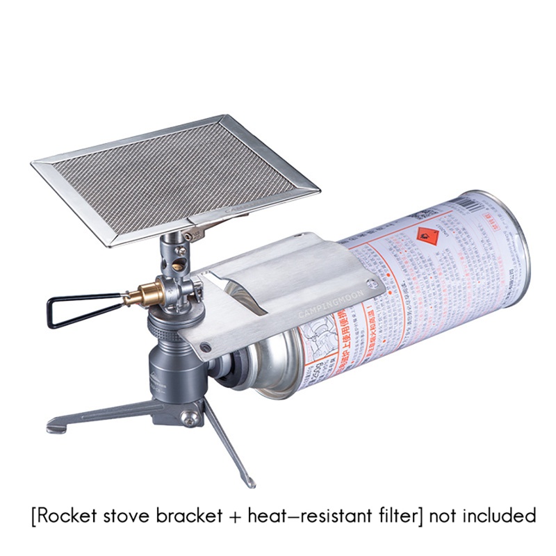 CAMPINGMOON Outdoor Camping Gas Stove Burner Heat Shield Stainless ...
