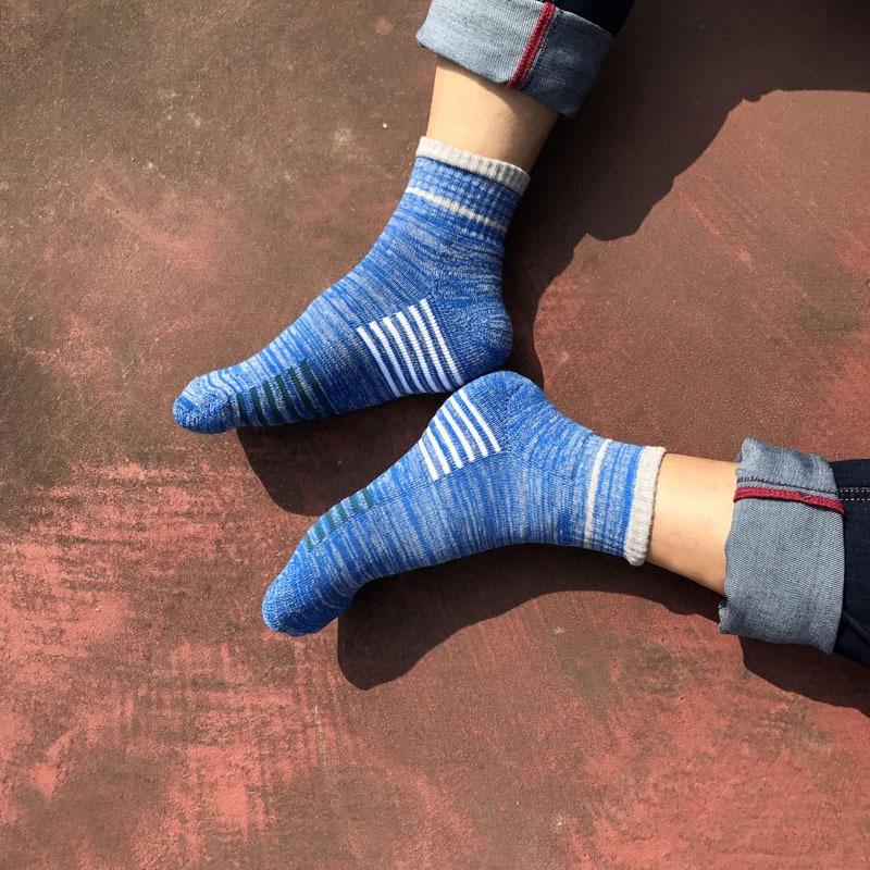 ถุงเท้าผ้าฝ้ายพิมพ์ลายทางคุณภาพสูงแฟชั่นคุณภาพสูงสําหรับผู้ชาย ...