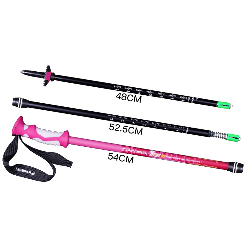 Pioneer 2Pcs Ultralight Aluminum Alloy Anti Shock Walking Stick For ...