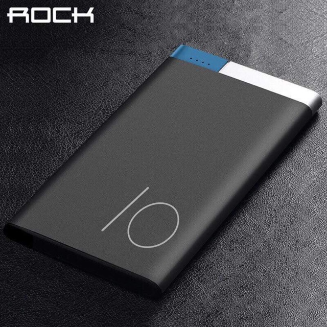 ROCK Power Bank 10,000 mAh สีดำ ของแท้ 100% | Shopee Thailand