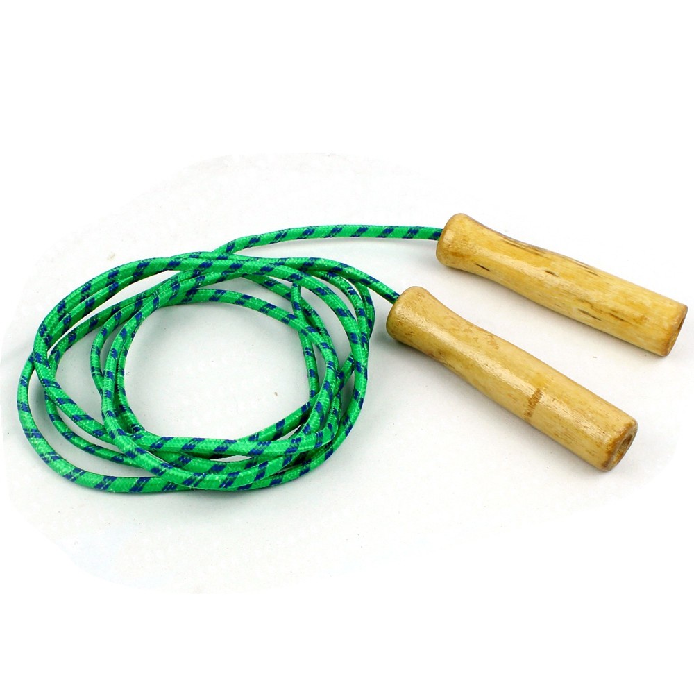 ™Telecorsa เชือกกระโดด ด้ามไม้ คละสี รุ่น Jumping-rob-wooden-00h-June ...