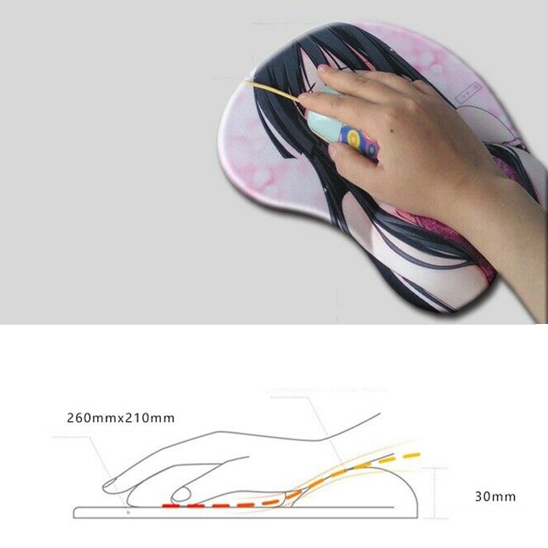 Japan Boku no My Hero Academia 3D Buttock Gel Gaming Mouse Pad ...