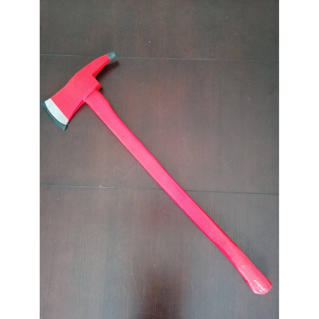ขวานดับเพลิง 6 ปอนด์ 6 lbs fire axe with red color wooden handle ...
