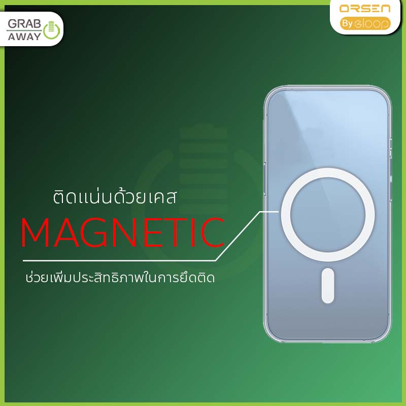 Eloop EW52 10000mAh แบตสำรองไร้สาย ชาร์จระบบแม่เหล็ก Magnetic Wireless ...