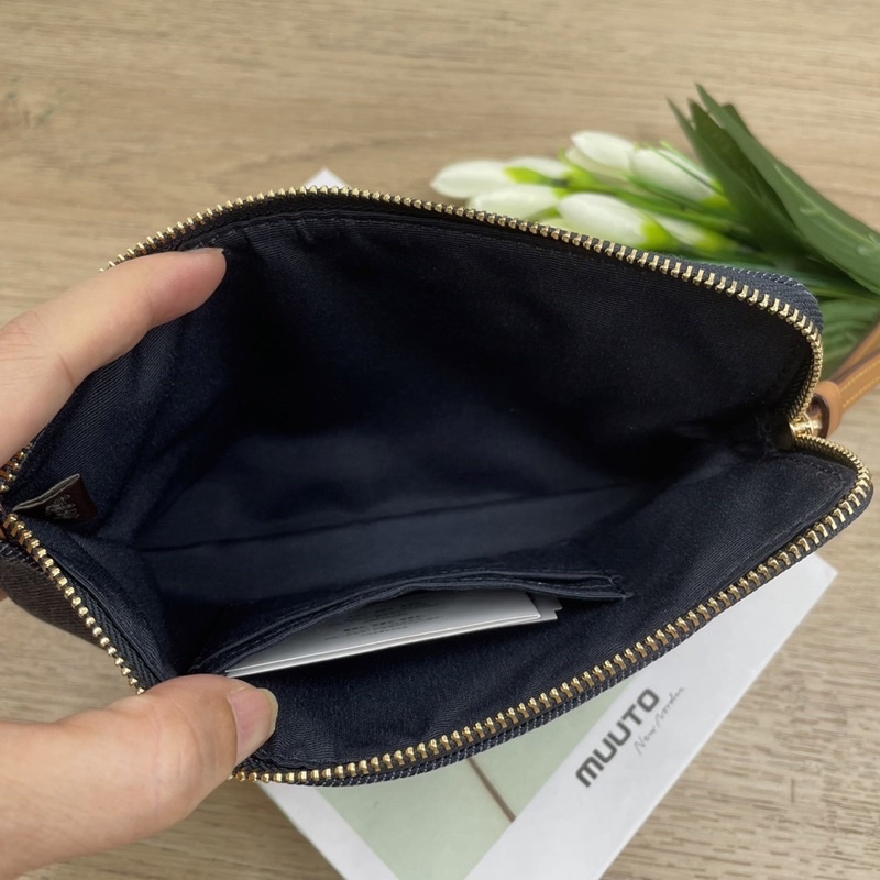 พร้อมส่ง แท้ New Coach 1 ซิป L Large Corner Zip Wristlet With Coach ...
