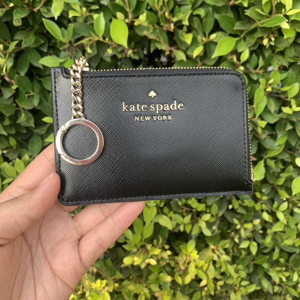 สด-ผ่อน กระเป๋าเหรียญ Kate Spade Staci Medium L-Zip Card Holder ...