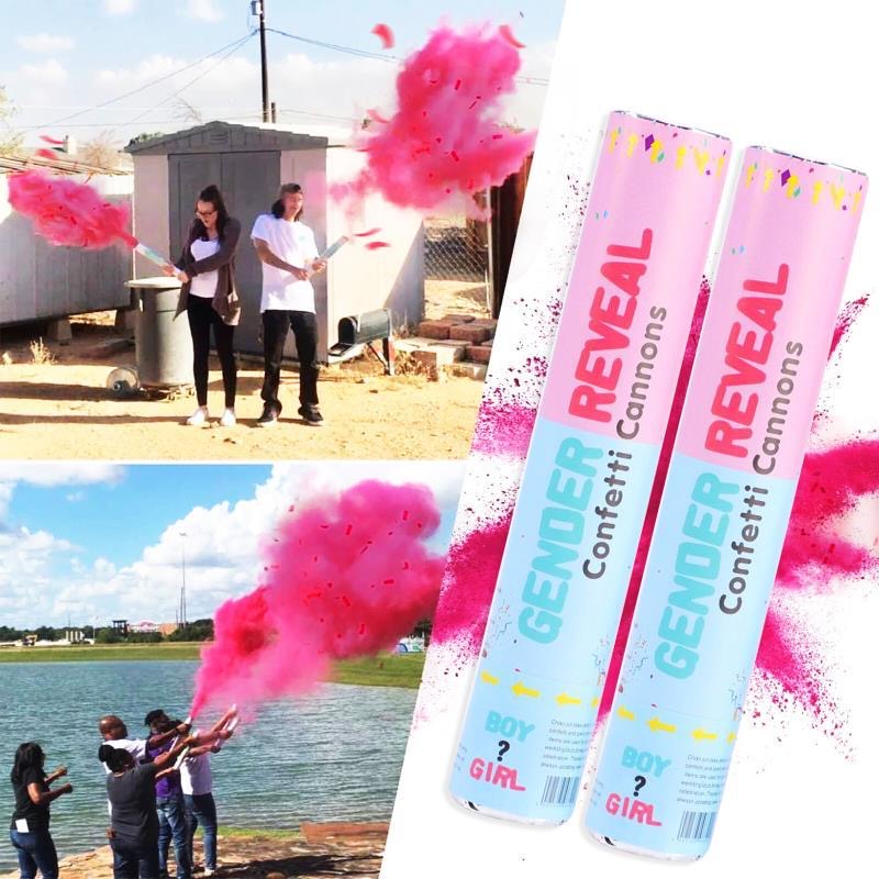 ควันสี พลุควันสี color smoke ทายสี งานปาร์ตี้ baby shower สนุกมากกกก ...