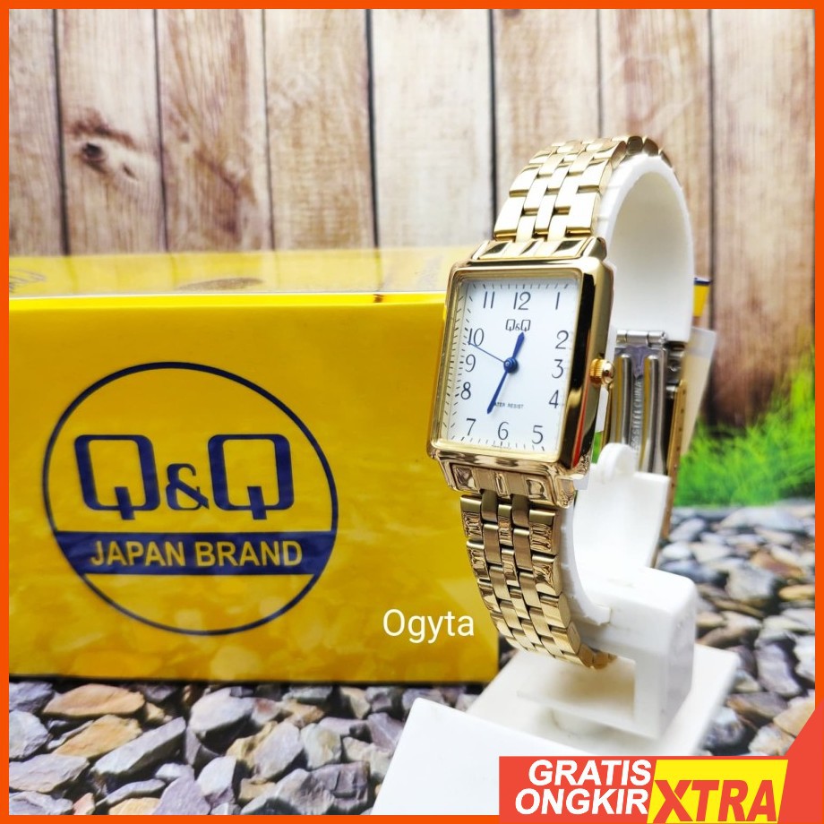 Q Q Qq นาฬิกาข้อมืออะนาล็อกสายโซ่สีทองสําหรับผู้หญิง Qb95J004Y (O4219) - w22aq8g4tq.th - ThaiPick