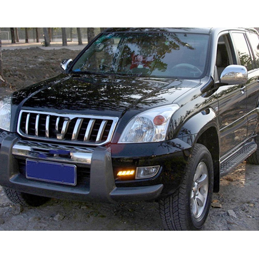 Car Flashing 2Pcs DRL For Toyota Prado 120 Land cruiser LC120 FJ120 ...