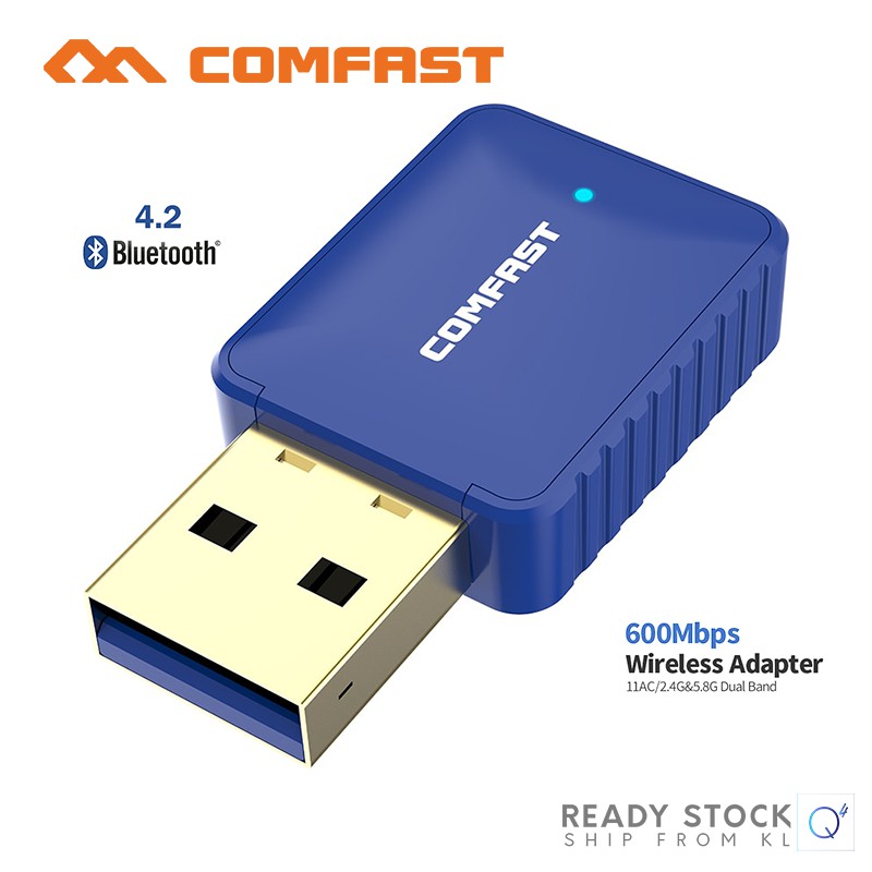 Ttf อะแดปเตอร์การ์ดเครือข่ายไร้สาย 600Mbps Usb Wifi Adapter Lan พร้อม ...