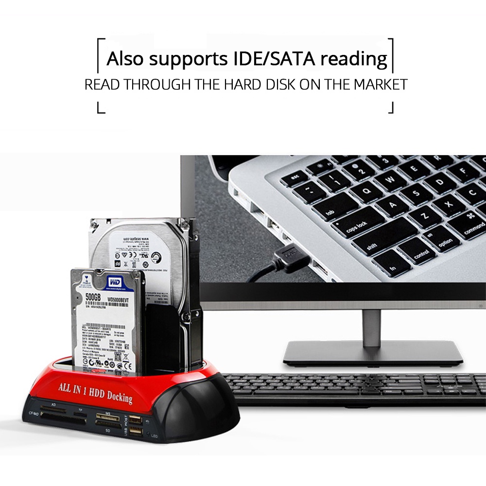 กล่องใส่ HDD TISHRIC All in 1 Hdd Docking Station eSATA to USB 2.0/3.0 ...