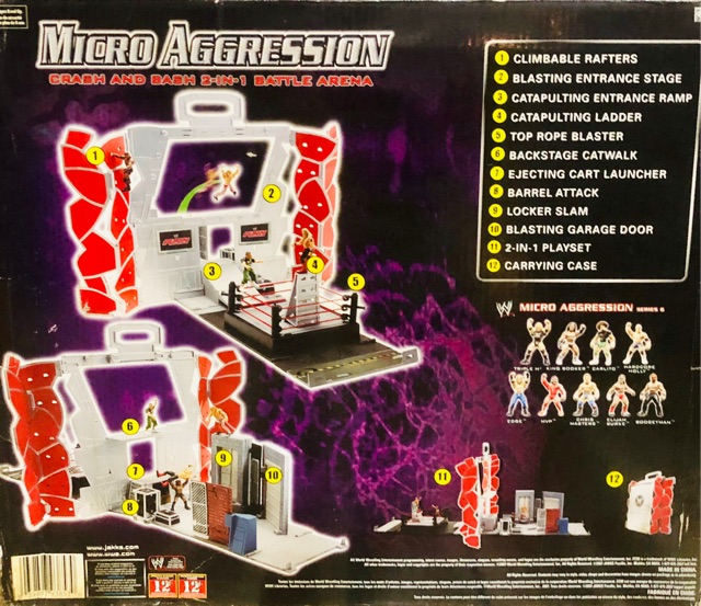 WWE Micro Aggression Crash & Bash Battle Arena เวทีมวยปล้ำ ...