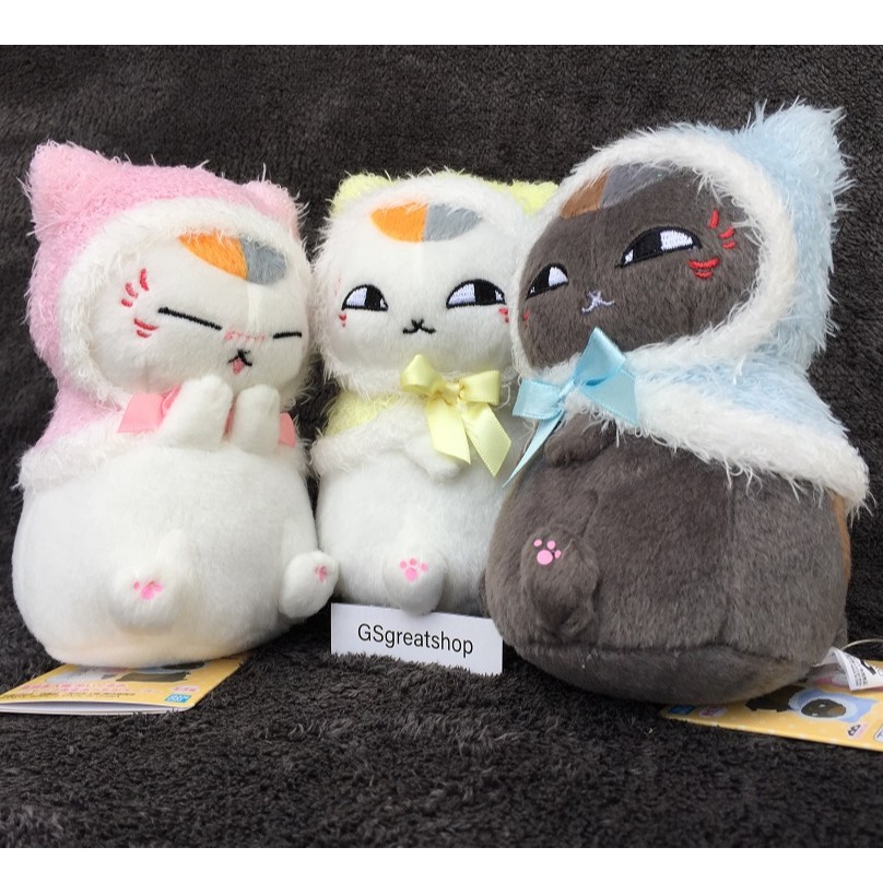 แมวเนียนโกะ |3 ตัว| รุ่น Nyanko Sensei Mini Warm Cape Plush #ตุ๊กตาแมว ...