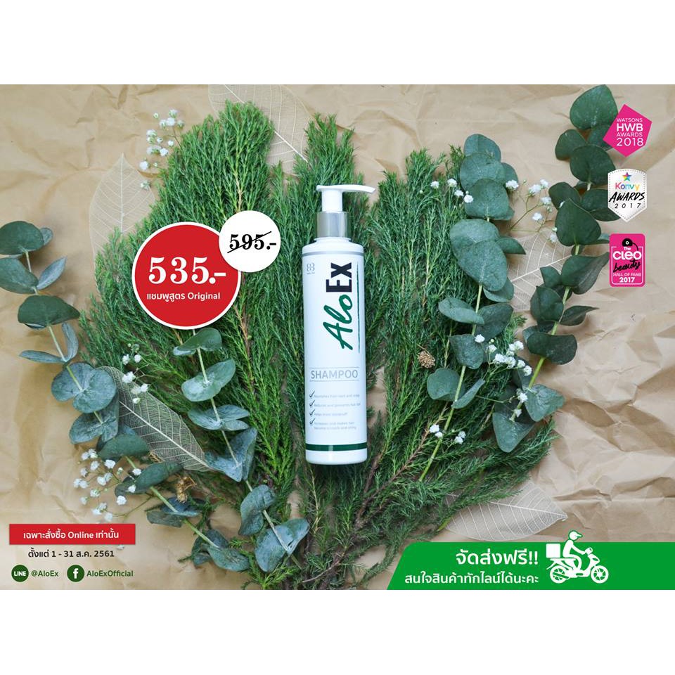 AloEx แชมพูบำรุงรากผม อโลเอ็กซ์ 200มล . | Shopee Thailand
