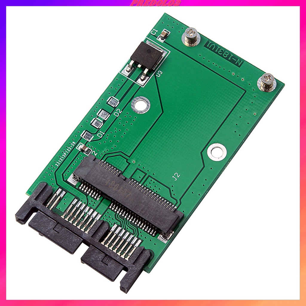 ( Predolo2 ) Msata Ssd To 1 . 8 นิ้ว Micro Sata 16 Pin บอร์ดอะแดปเตอร์ ...