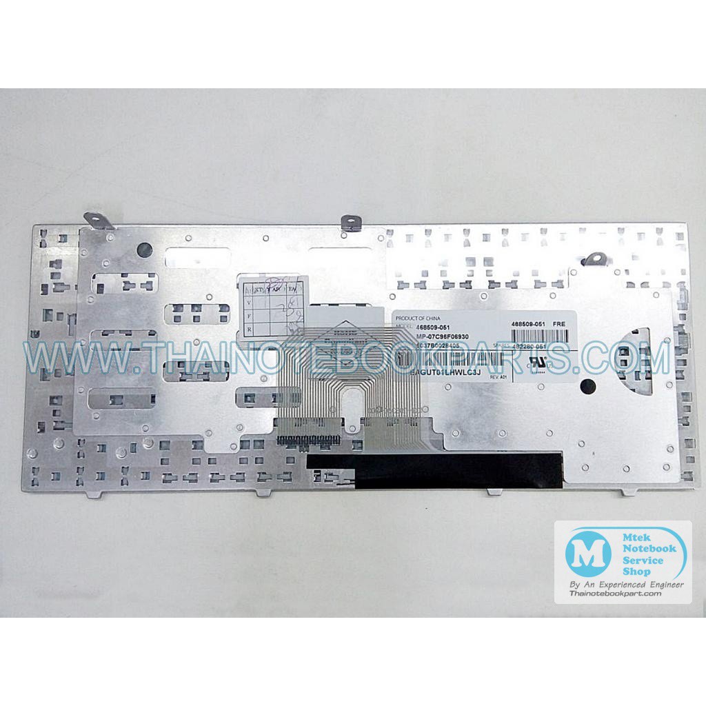 คีย์บอร์ดโน๊ตบุ๊ค HP mini 2133 2140 2144- 468509-201, MP-07C98PA6930 ...