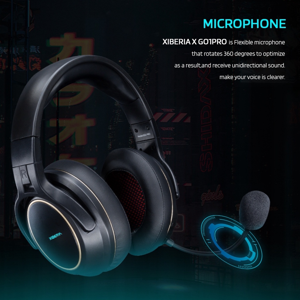 Nubwo XIBERIA G01 PRO HEADSET USB WIRELESS Jack 3.5 หูฟังเกมมิ่ง ของแท้ ...