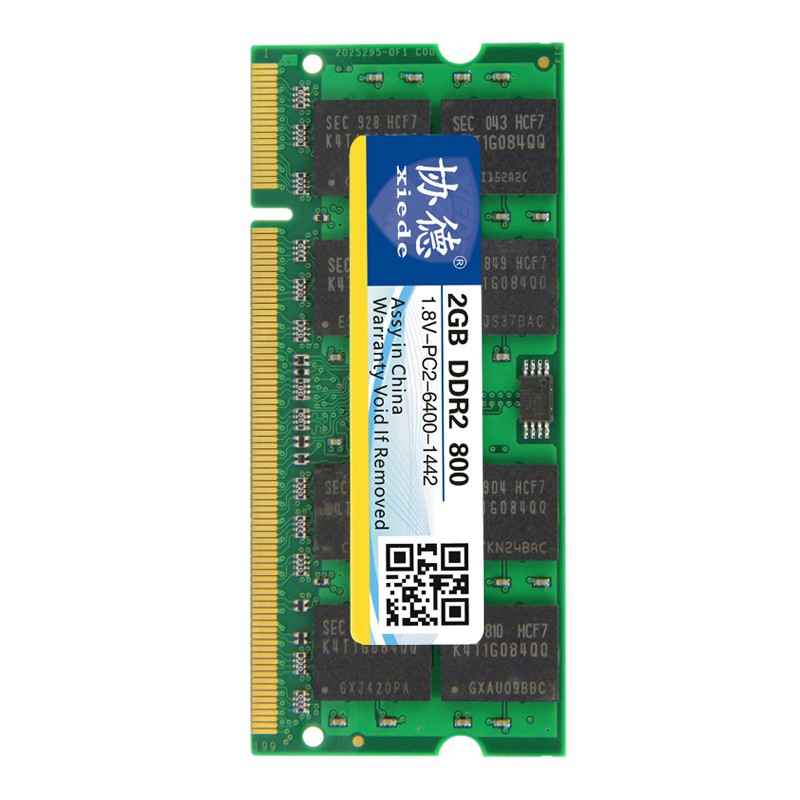 Xiede Laptop Memory RAM Module DDR2 800 2GB PC2-6400 240Pin DIMM 800mhz ...