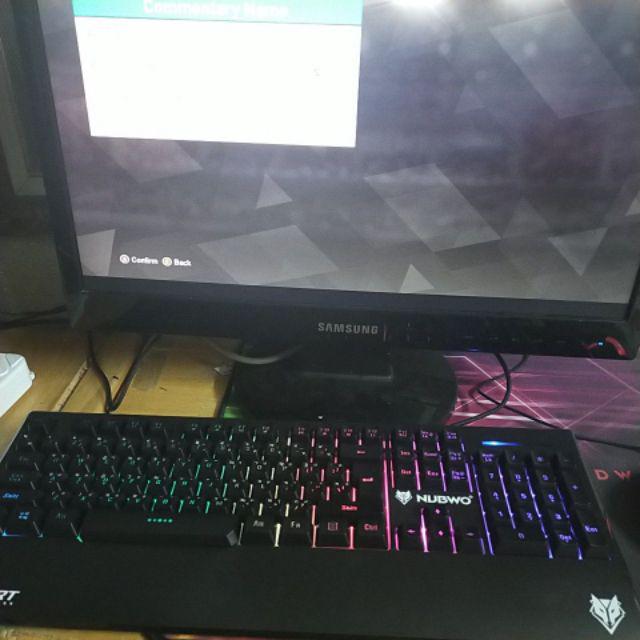 คีย์บอร์ด มีไฟ9 โหมด NUBWO Gaming NK-30 | Shopee Thailand