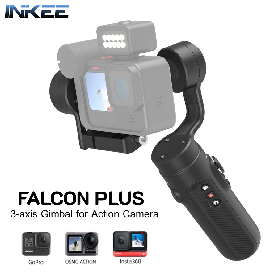 ใหม่ล่าสุด INKEE FALCON PLUS 3-Axis กันสั่น 3 แกนสำหรับกล้อง Action ...