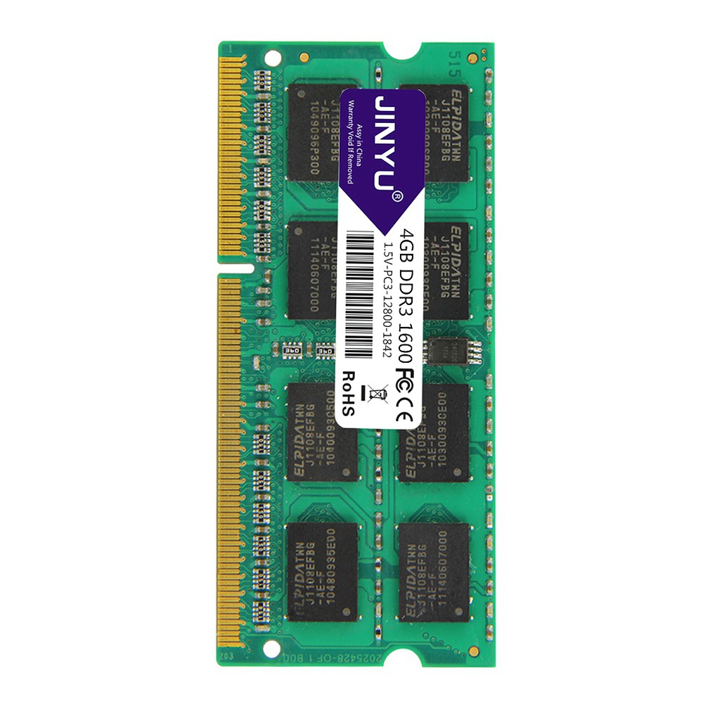 Jinyu Ddr 3 4 G 1600 Mhz 1 . 5 V 20 Pin Ram หน่วยความจําแล็ปท็อป ( 1600 ...