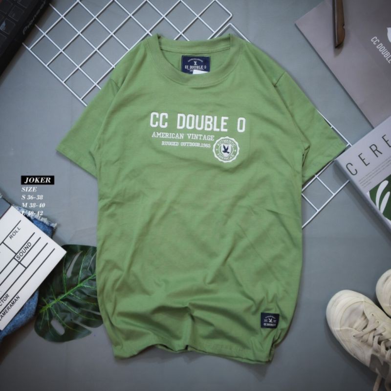 เสื้อยืดแขนสั้น CCOO งานปัก-งานป้ายห้อย Cotton 100 ( SMLXL ) No.44 - small.room - ThaiPick