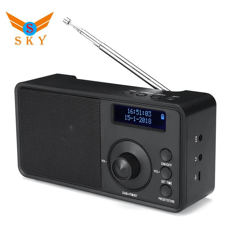 Wireless Bluetooth Stereo Rechargeable High Sensitivity DAB Digital ...