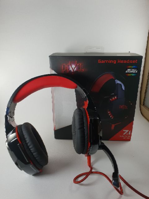 พร้อมส่งทันที ราคาถูกที่สุดในแอฟ Red Devil Gaming Headset หูฟัง หูฟัง ...