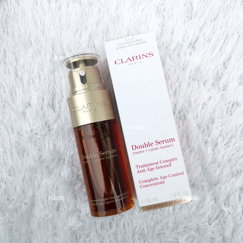พร้อมส่ง ผลิตปี 2022 Clarins Double Serum Complete Age Control Concentrate 30ml 50ml (ไม่แท้คืน ...