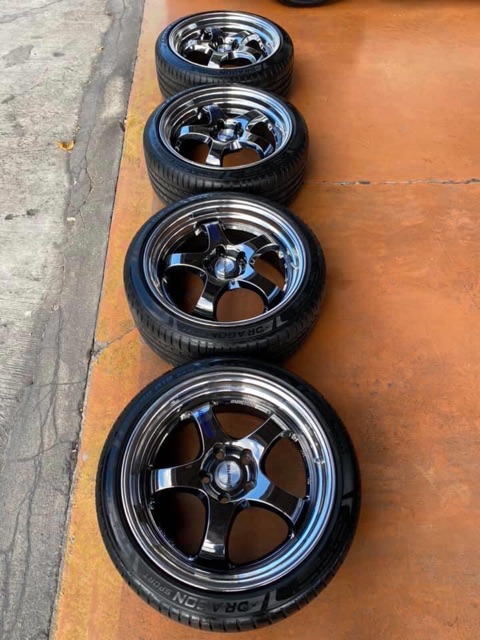 ขายล้อแท้ W work S1 ขอบ18” สภาพ99% + ยาง Pirelli 03/20 วิ่งมา300โล ...