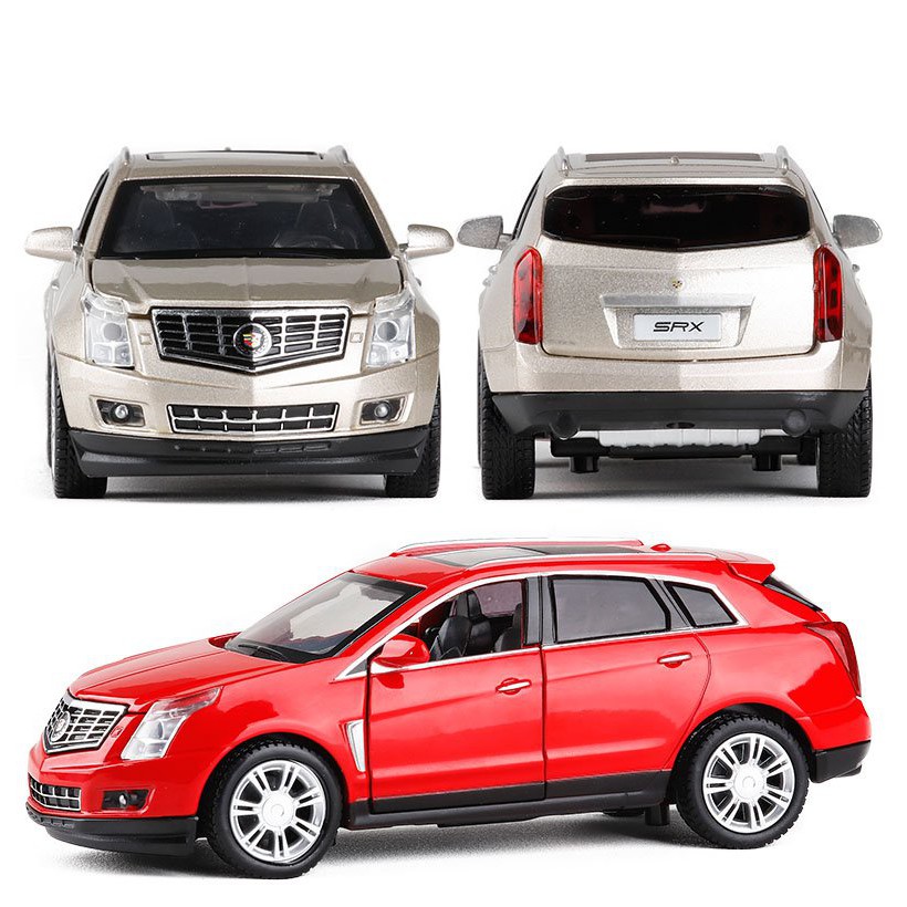 1:32 Cadillac SRX SUV Toy Vehicles Model Alloy ull Back Gift OffRoad ...