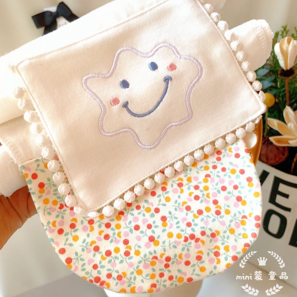 ผ้าขนหนูซับเหงื่อเด็กins wind baby sweat towel cotton cartoon baby ...