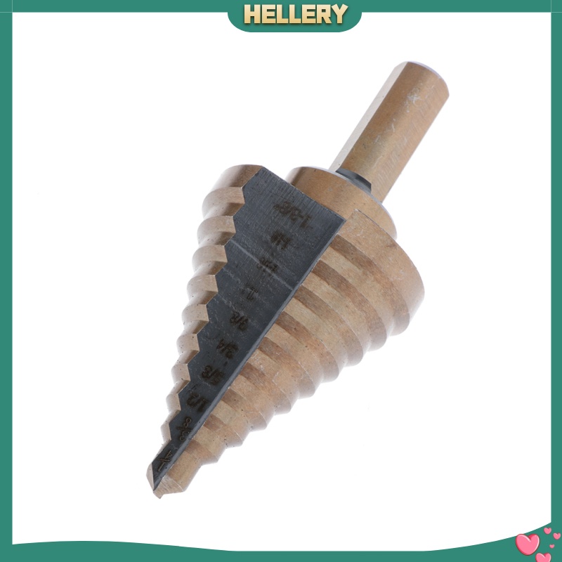 [HELLERY]5pcs Multi-Step Drill Bit High Speed Steel Cone Drill Hole ...