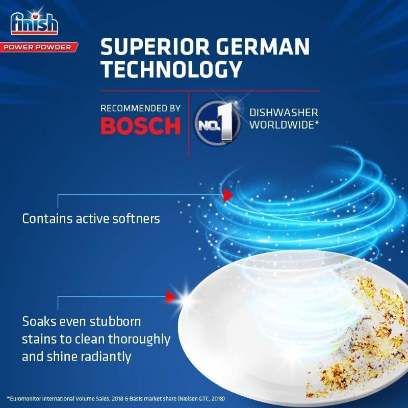 Finish dishwasher Powder set ฟินิช ผงล้างจาน 1Kg เกลือ 2kg น้ำยา แวววาว ...