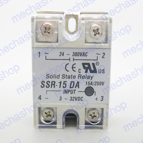 โซลิดสเตตรีเลย์ 15A solid state relay SSR-15DA 15A actually 3-32V DC TO ...