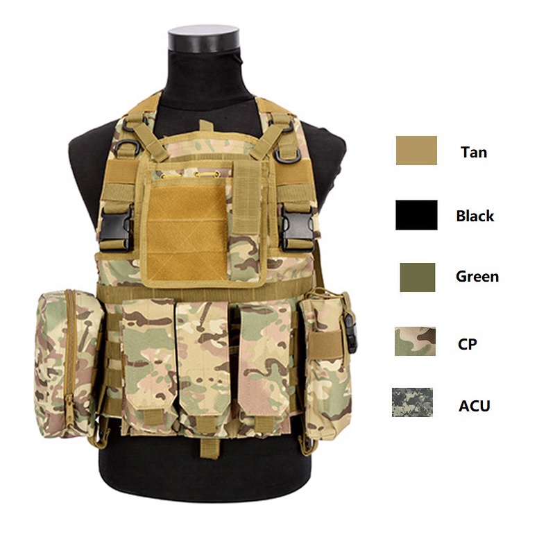 ยุทธวิธีเสื้อกั๊กBody Armor Hunting Vest RRV Multicam CP Camo Vest ...