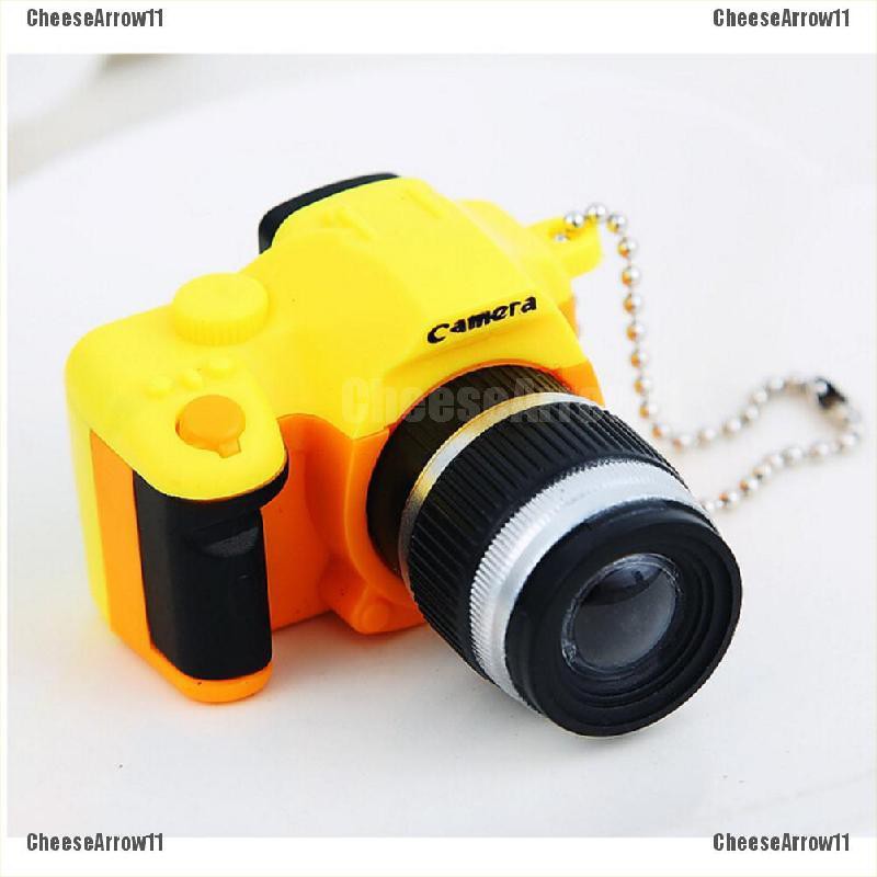 CheeseArrow Cute Mini Toy Camera Charm Keychain With Flash Light&Sound ...