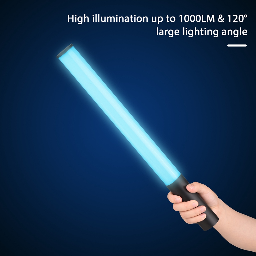 Handheld RGB Light Wand Stick Photography Video Lamp 2500K-9900K with 7 ...