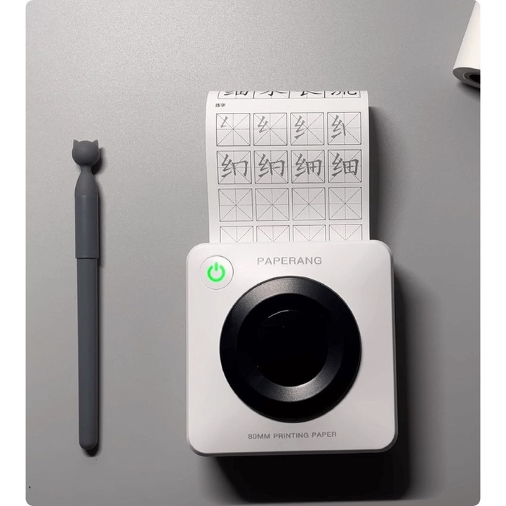 NEW Paperang P3 Paperang Peripage เครื่องปริ้นเตอร์พกพา ไม่ใช้หมึก ปริ ...