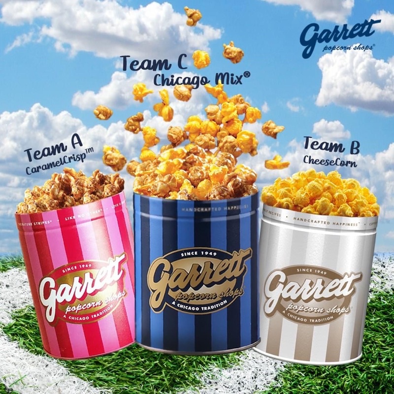 Garrett Popcorn แบบกระป๋อง Size Family (การ์เร็ต ป็อปคอร์น) ส่งไว ...