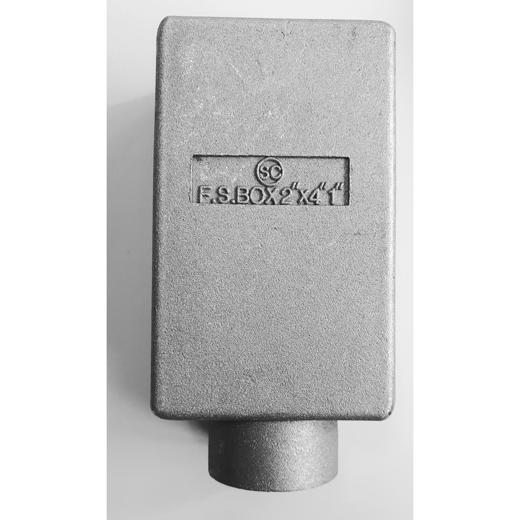 F.S.Box 2"x4" 1" ยี่ห้อ SC บอดี้คอนดูทบ๊อกซ์ ท่อ EMT ขนาด 1" | Shopee ...