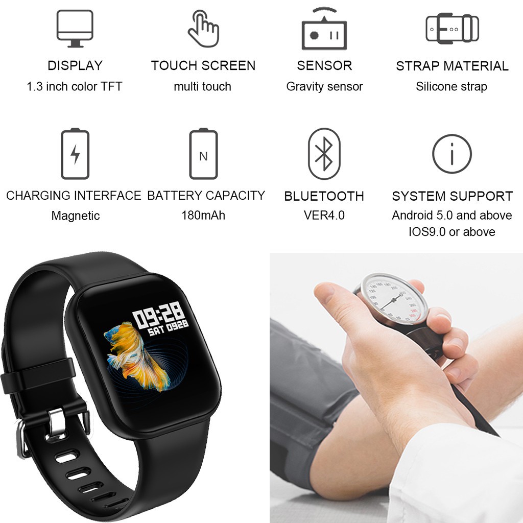 นาฬิกาข้อมือ Smart Watch Android Ios - libeejoy.th - ThaiPick