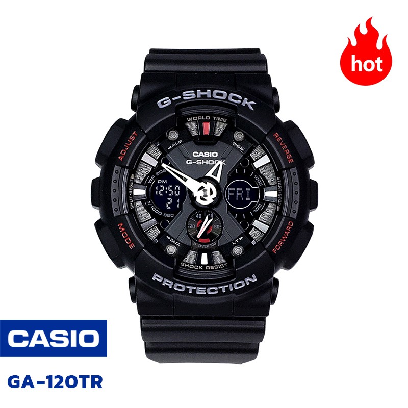 (ส่งฟรี)นาฬิกาCasio G-SHOCK รุ่นไหม่GA-120 กันน้ำลึก 200 เมตร รับประกัน ...